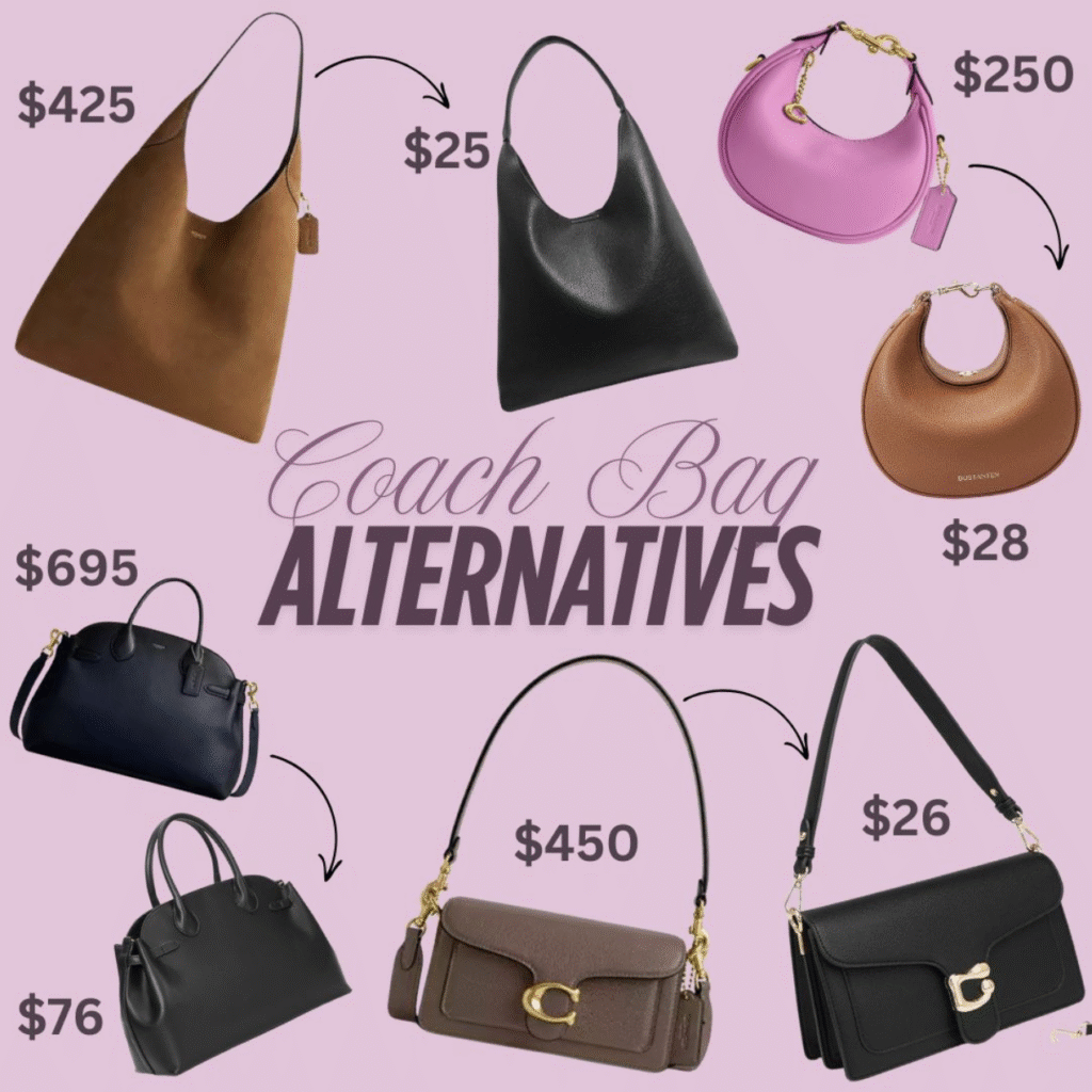 Affordable Coach Bag Dupes - The Best Designer Inspired Handbags - The ...